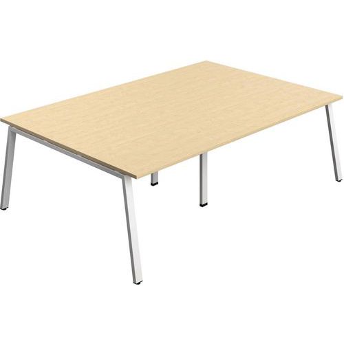 Office Meeting Room Table - A-Frame Legs - WxD 2400x1600mm - Synergy ...