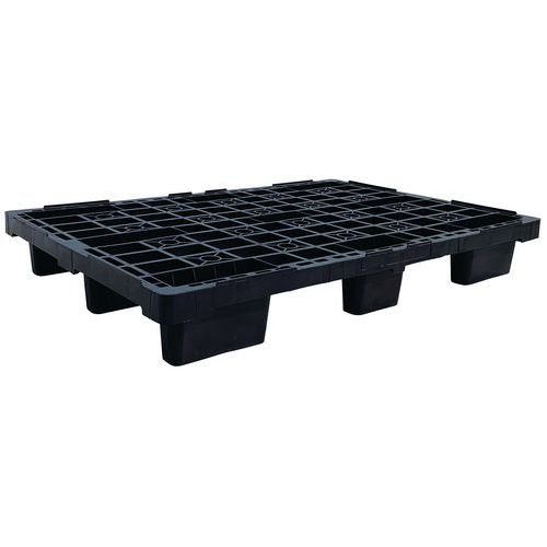 Lightweight Stackable Recycled Pallet - Manutan