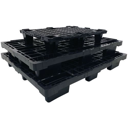 Lightweight Stackable Recycled Pallet - Manutan