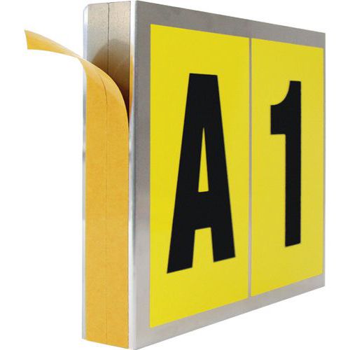 Racking Bay ID Signs | Magnetic/Self-Adhesive | Manutan Expert | Tidy