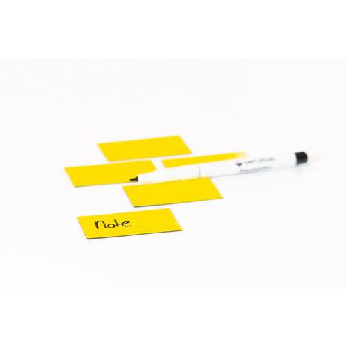 Set of five yellow rectangles - Smit Visual - Manutan.co.uk