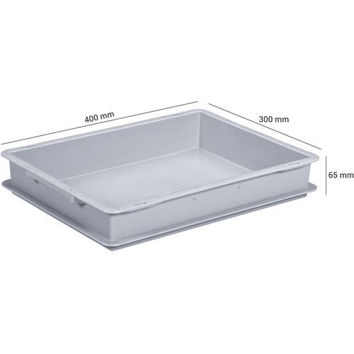 Grey Stacking Containers 6L to 30L - 400mm | Storage | Manutan