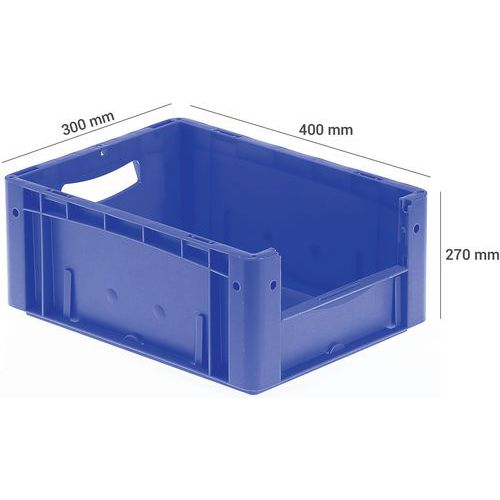 Euro Stacking Containers 16L to 25L - Open Front | Storage | Manutan