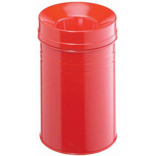 Fire-proof metal dustbin | 15 l | Manutan UK