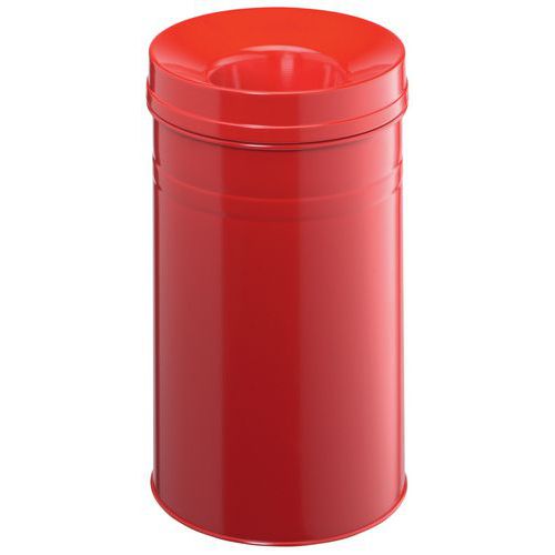 Fire-proof metal dustbin | 30 l | Manutan UK