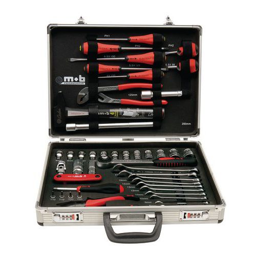 51-piece aluminium case | Manutan UK