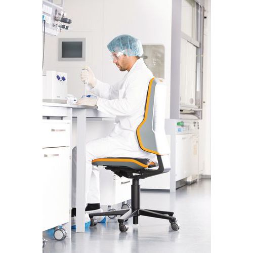 Bimos Neon ergonomic workshop chair frame - High - Manutan.co.uk