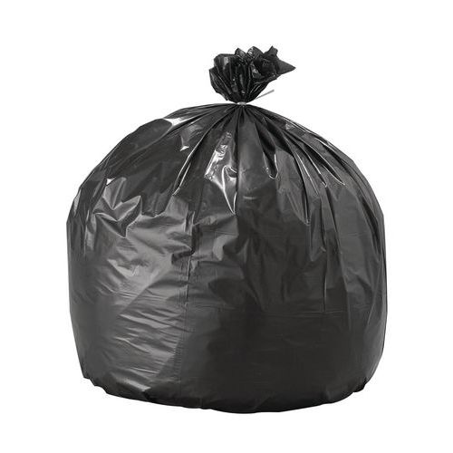 Black bin bags | Supertène | Heavy waste | 100 to 130 l | Manutan UK