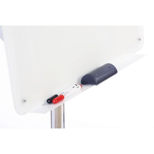 Mobile glass flip chart - Manutan.co.uk