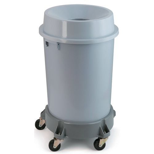 Plastic waste bin with open top, 60 l and 90 l - Vepabins - Manutan.co.uk