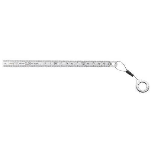 SLS flexible double-sided stainless steel rule - Manutan.co.uk