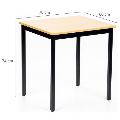 Small Office Table - Rectangular Desks - MFC Top - Manutan Expert ...