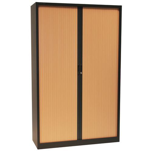 PVC Tambour Door Cupboard | HxWxD 1950x1000x450mm | 10 Year Guarantee