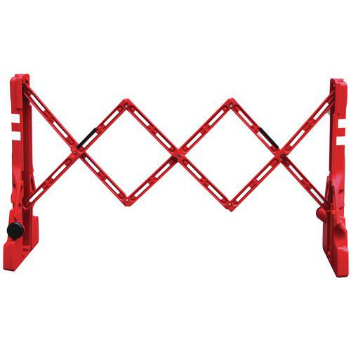 Extendable weighted work site barrier - Manutan Expert - Manutan.co.uk