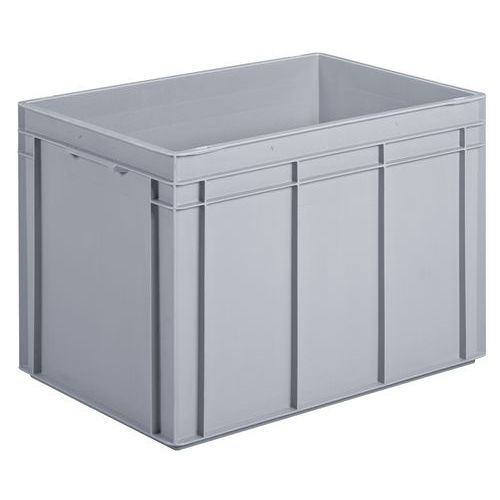 Grey Stacking Containers 53L to 84L - 600mm | Storage | Manutan