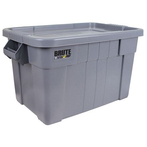 BRUTE® container - Length 700 mm - 53 to 75.5 l with lid - Rubbermaid ...