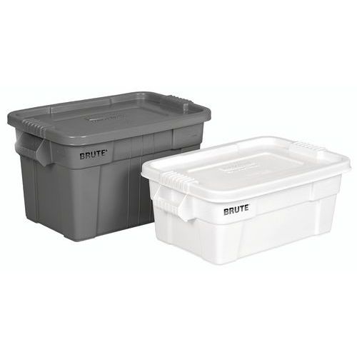 BRUTE® container - Length 700 mm - 53 to 75.5 l with lid - Rubbermaid ...