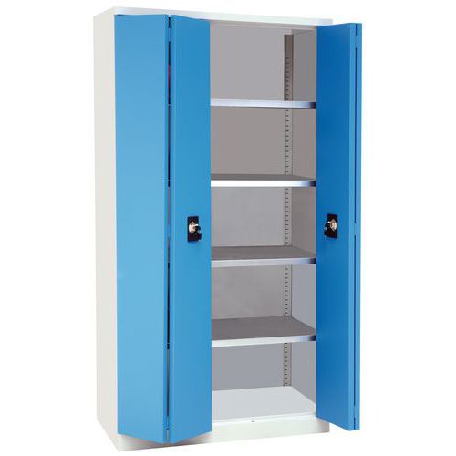 Tall metal cabinet store