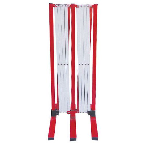 Expandable Barrier- Red/ White | Traffic & Pedestrian Control | Manutan