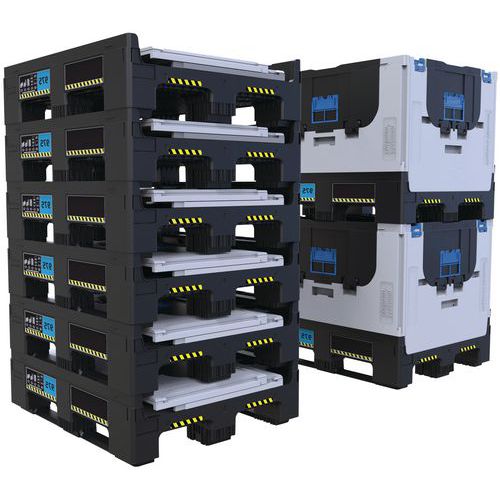 Magnum folding pallet container - Manutan.co.uk
