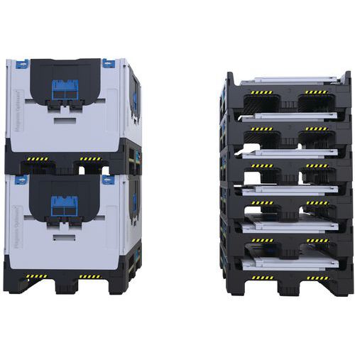Magnum folding pallet container - Manutan.co.uk