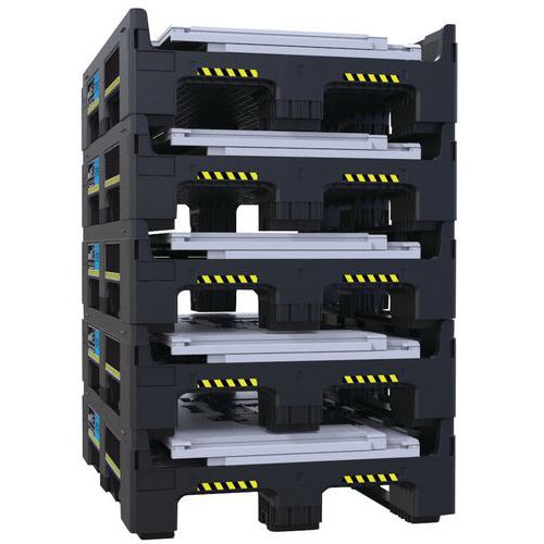 Magnum folding pallet container - Manutan.co.uk