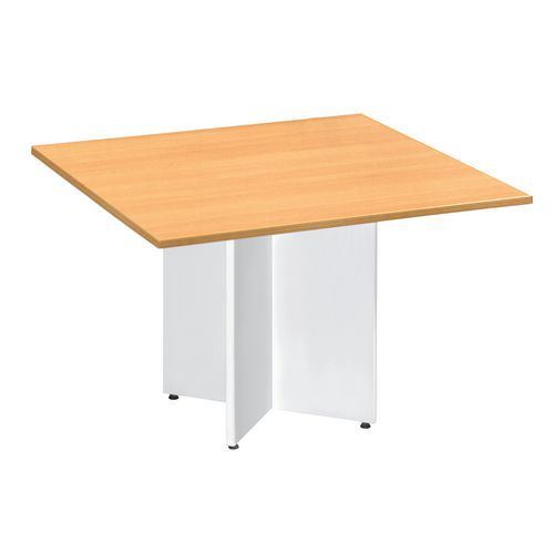 Rectangular extension for oval-shaped table | Cross base | Manutan UK