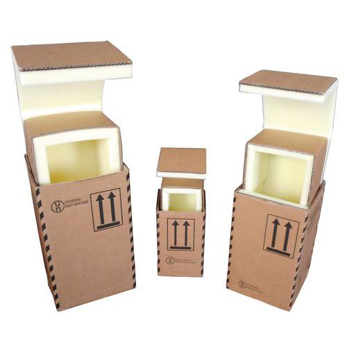 Securipack board wrap-around box - Foam inside - Manutan.co.uk