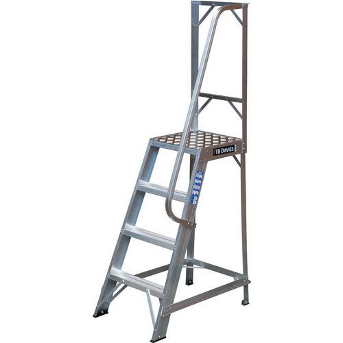 Industrial Single Sided Steps | Ladders | Manutan UK
