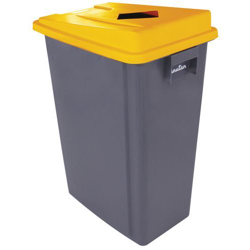 Selective-sorting bin and lid, 60 or 80 L | Manutan UK