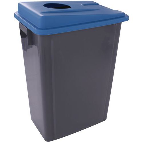 Selective-sorting bin and lid, 60 or 80 L | Manutan UK