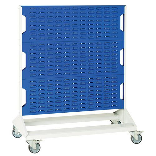 Bott 1250mm High Mobile Louvre Panel Racks - Manutan.co.uk