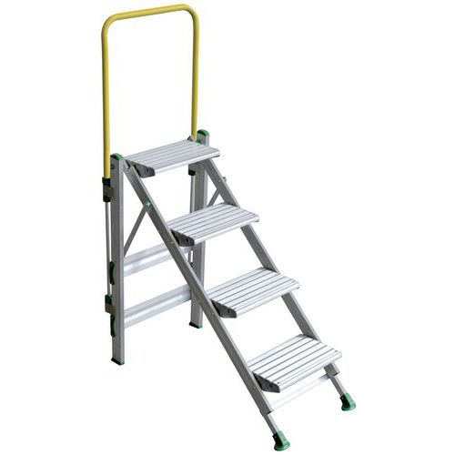 Folding Aluminium Steps | Ladders | Manutan
