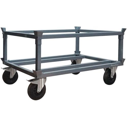 High Steel Pallet Dolly | Dollies and Skates | Manutan