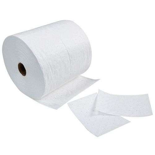 Recycled industrial absorbent for hydrocarbons - Narrow roll ...