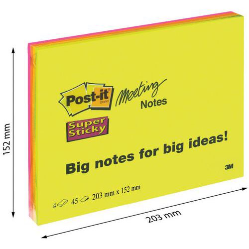 Large Post-it® notes - Manutan.co.uk