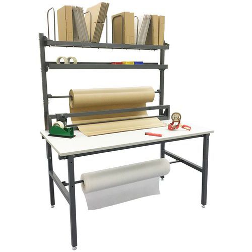 Complete Packing Station - Warehouses Packaging Tables - Manutan Expert ...