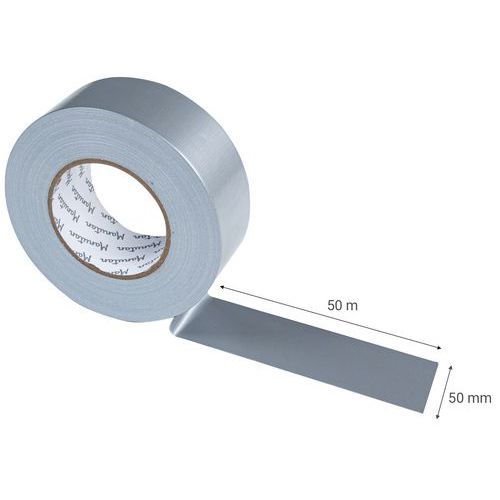 Duct tape - 50 m - Grey | Manutan UK