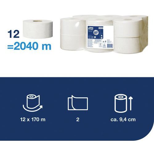 Mini and Maxi Jumbo Tork Advanced toilet paper - Manutan.co.uk