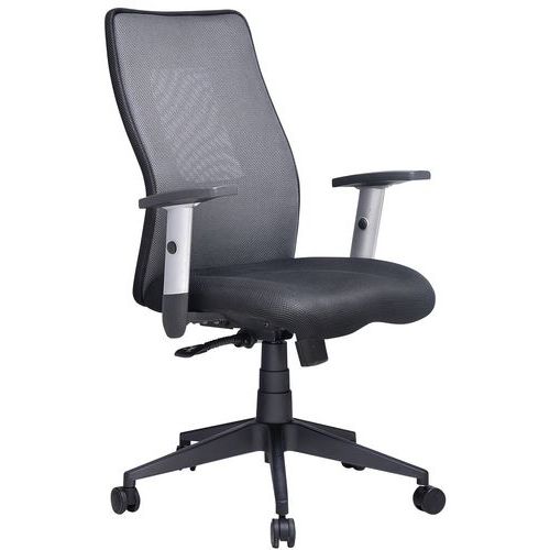 Penelope Fabric office chair with medium backrest | Manutan UK
