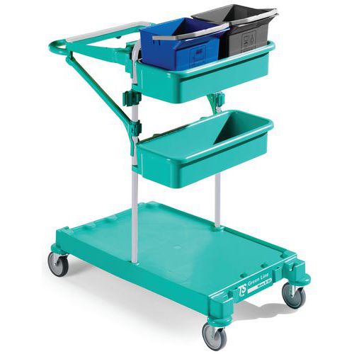 Green Line cleaning trolley | Manutan UK