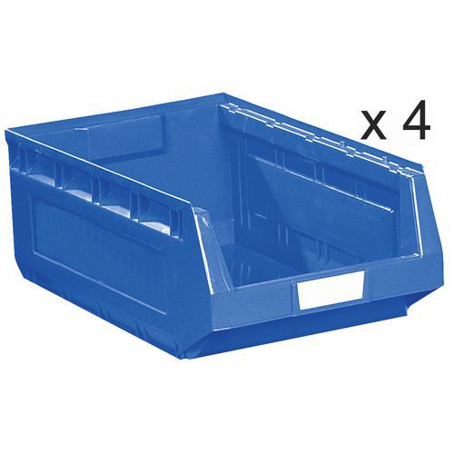 52 Litre Storage Picking Bins - Pack Of 4 - Kangaroo Manutan Expert ...