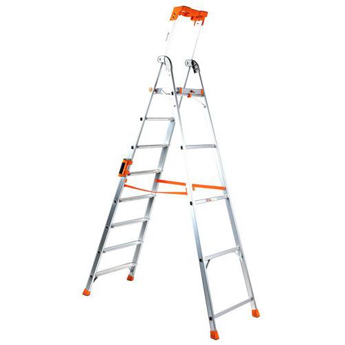 Professional Aluminium Stepladder | Ladders | Manutan