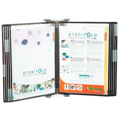 Tarifold Sterifold pivoting wall unit with antimicrobial pockets ...