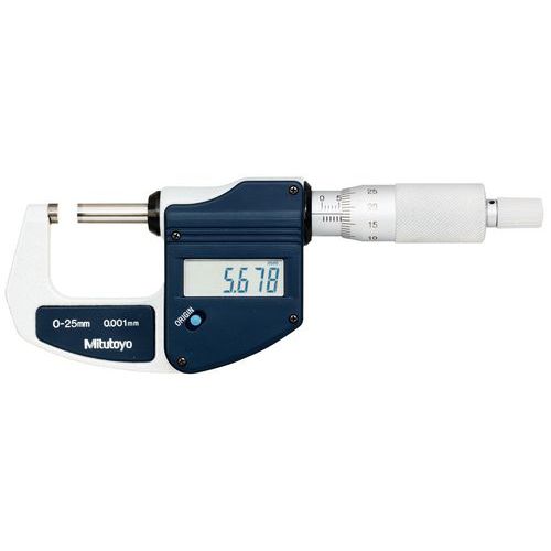 Digital micrometer - Capacity 0 to 25 mm - Manutan.co.uk