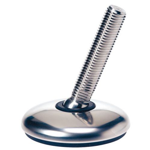 Adjustable stainless steel foot | 1950 Kg | Manutan UK