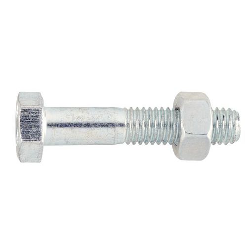 Srews with hex head with total and partial thread | Manutan UK