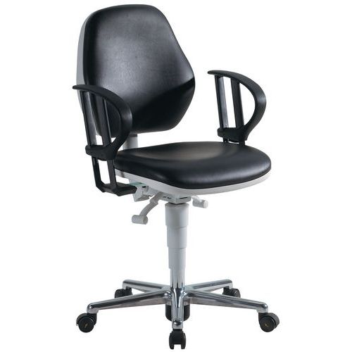 Bimos 9140 Cleanroom Chair - Low - Castors