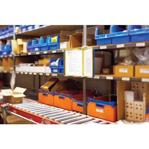 Flip file wall unit with 10 x A4 sized pockets - Tarifold - Manutan.co.uk