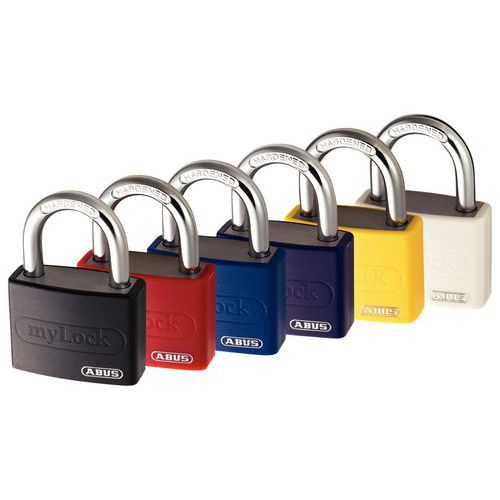 Aluminium Padlocks - Plastic Covered - Manutan.co.uk